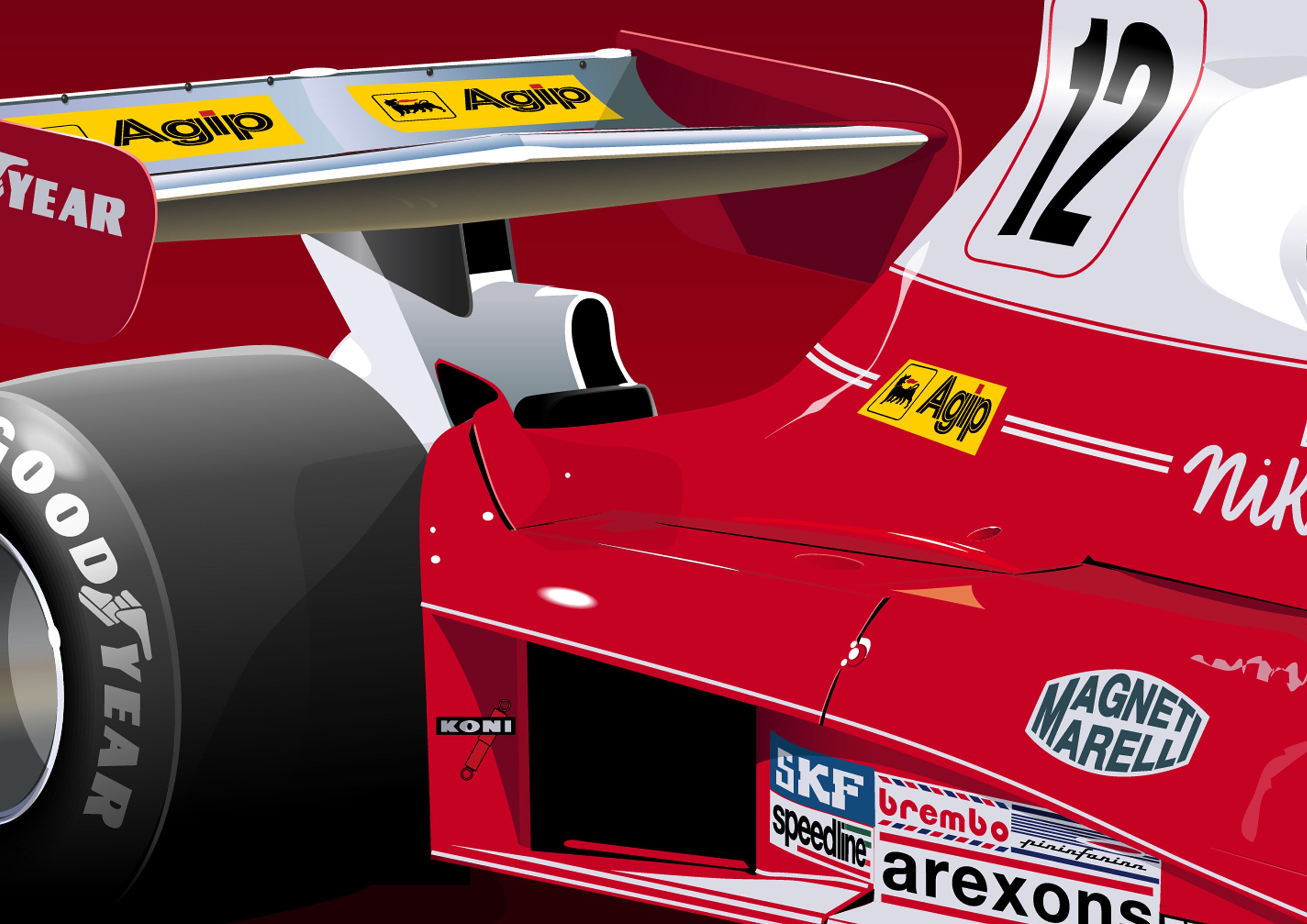 Ferrari 312t Poster - Etsy