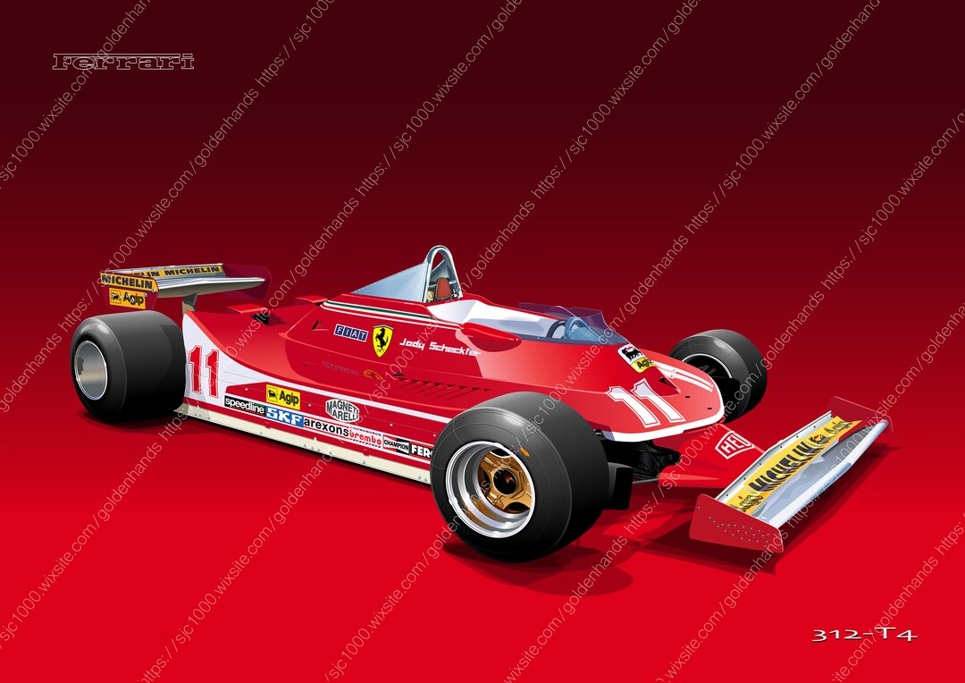 Ferrari 312t4 Poster - Etsy