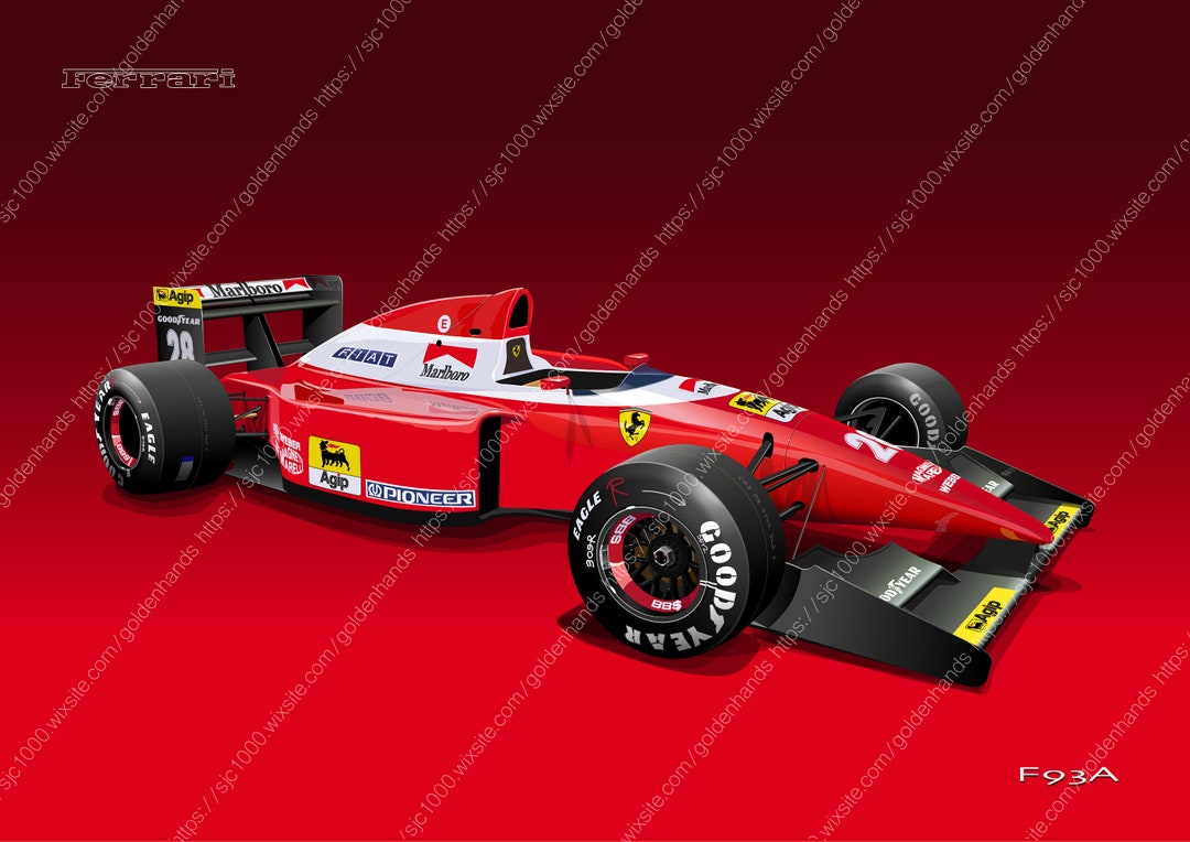Ferrari F-93A Poster - Etsy
