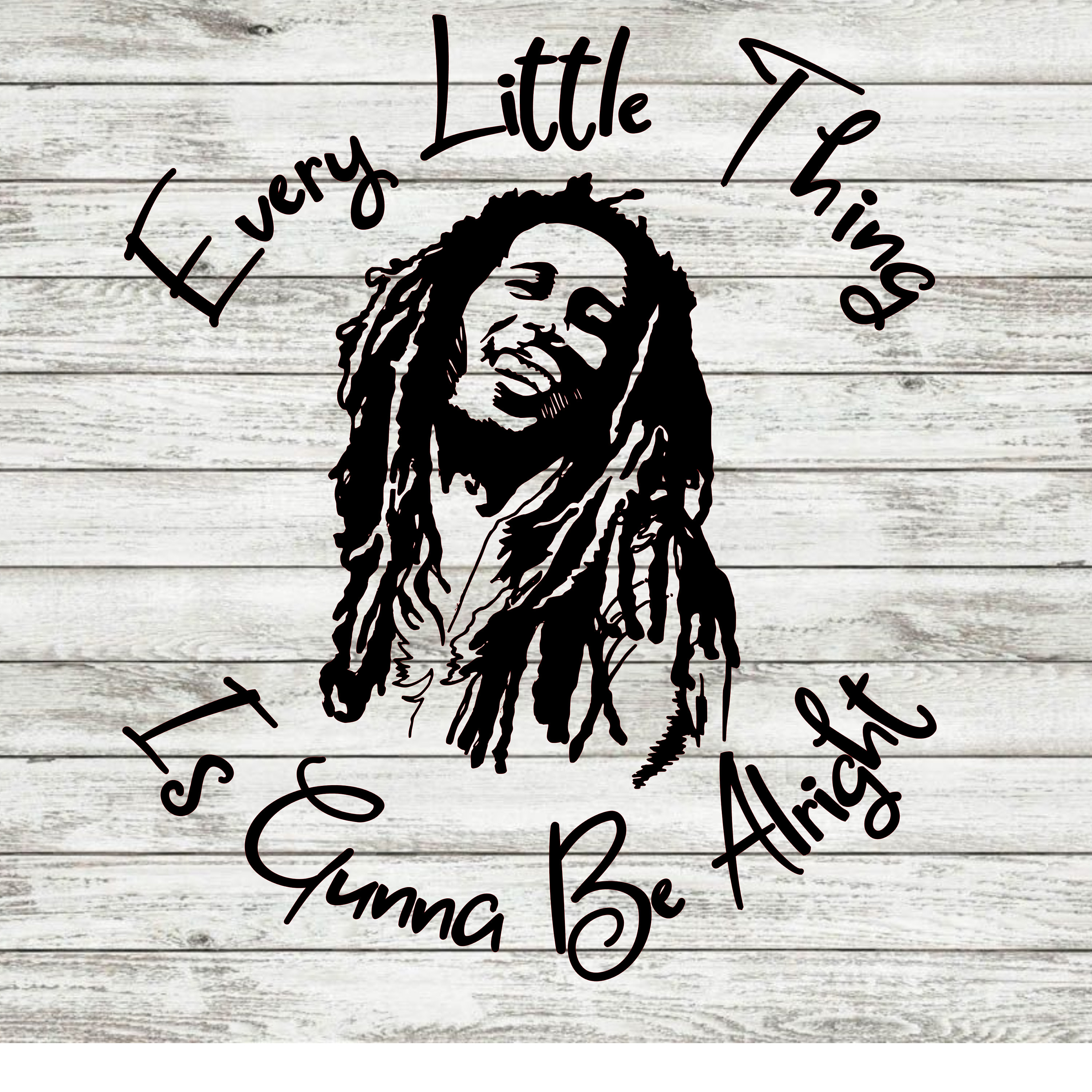 Bob Marleyevery Little Thing Gunna Be Alright SVG PNG - Etsy
