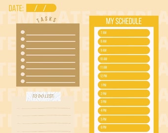 Printable Digital Autumn Daily Planner - Etsy
