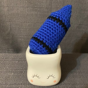 Crochet Crayon/stuffed Crayon/crayon Plushie/amigurumi Crayon/teacher ...