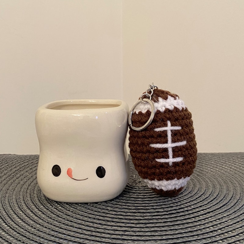 Crochet Football - Etsy