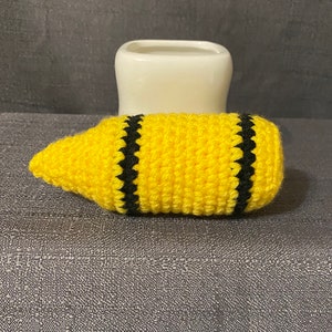 Crochet Crayon/stuffed Crayon/crayon Plushie/amigurumi Crayon/teacher ...