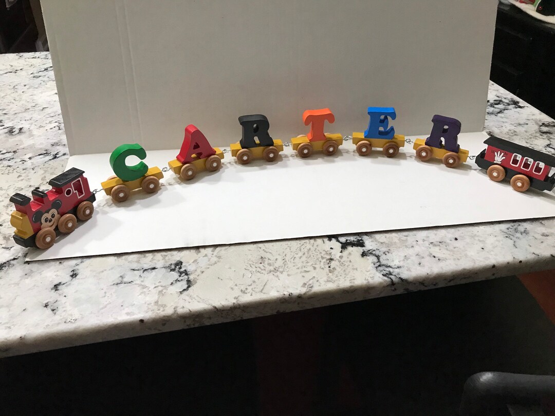 Alphabet Train - Etsy