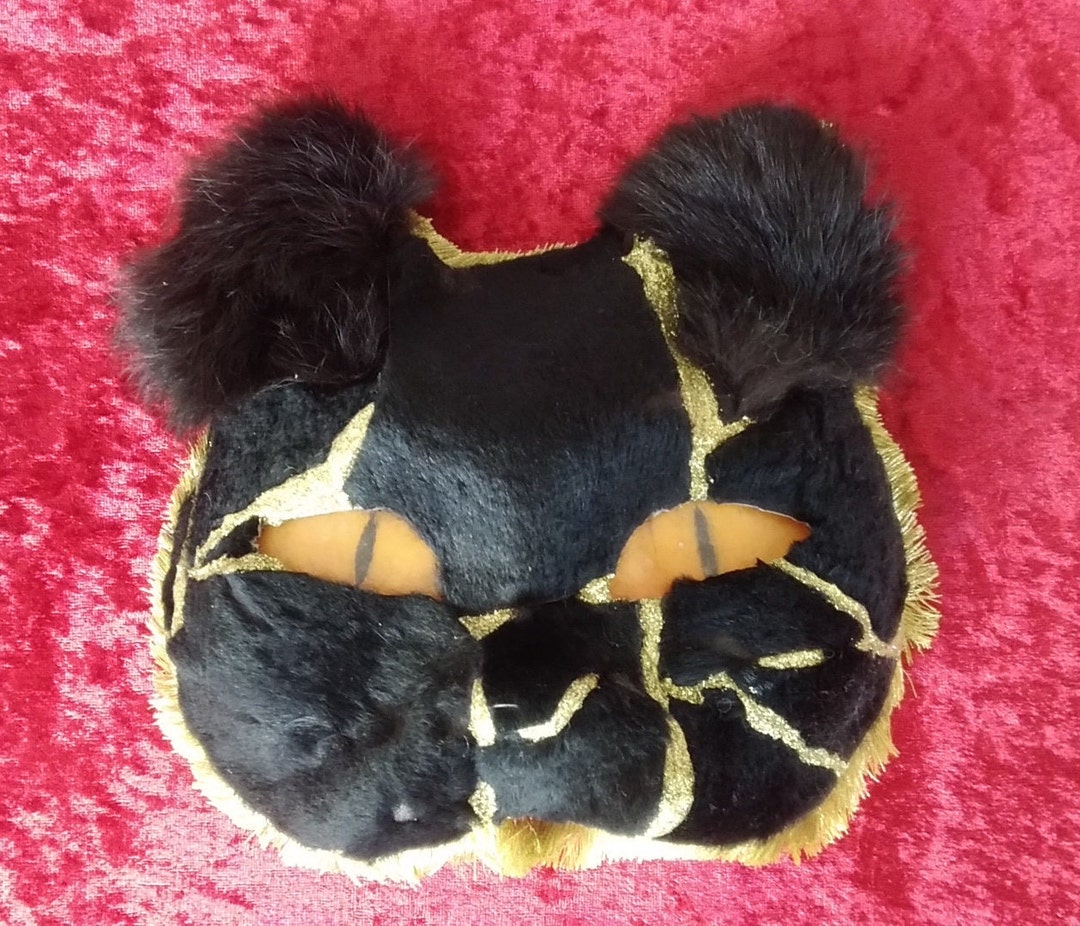 Kintsugi - Collage on Cat Mask - Etsy
