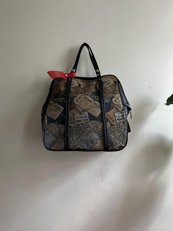 vintage 1970s travel bag - Gem