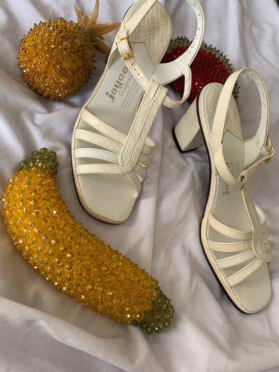 1980's Snakeskin High Heels - Gem