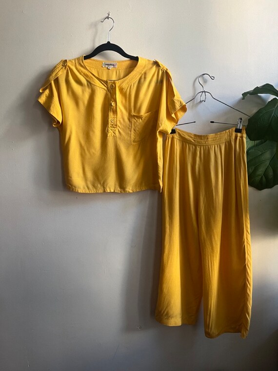 Women's 80s pant set relaxed fit light weight Vintage… - Gem