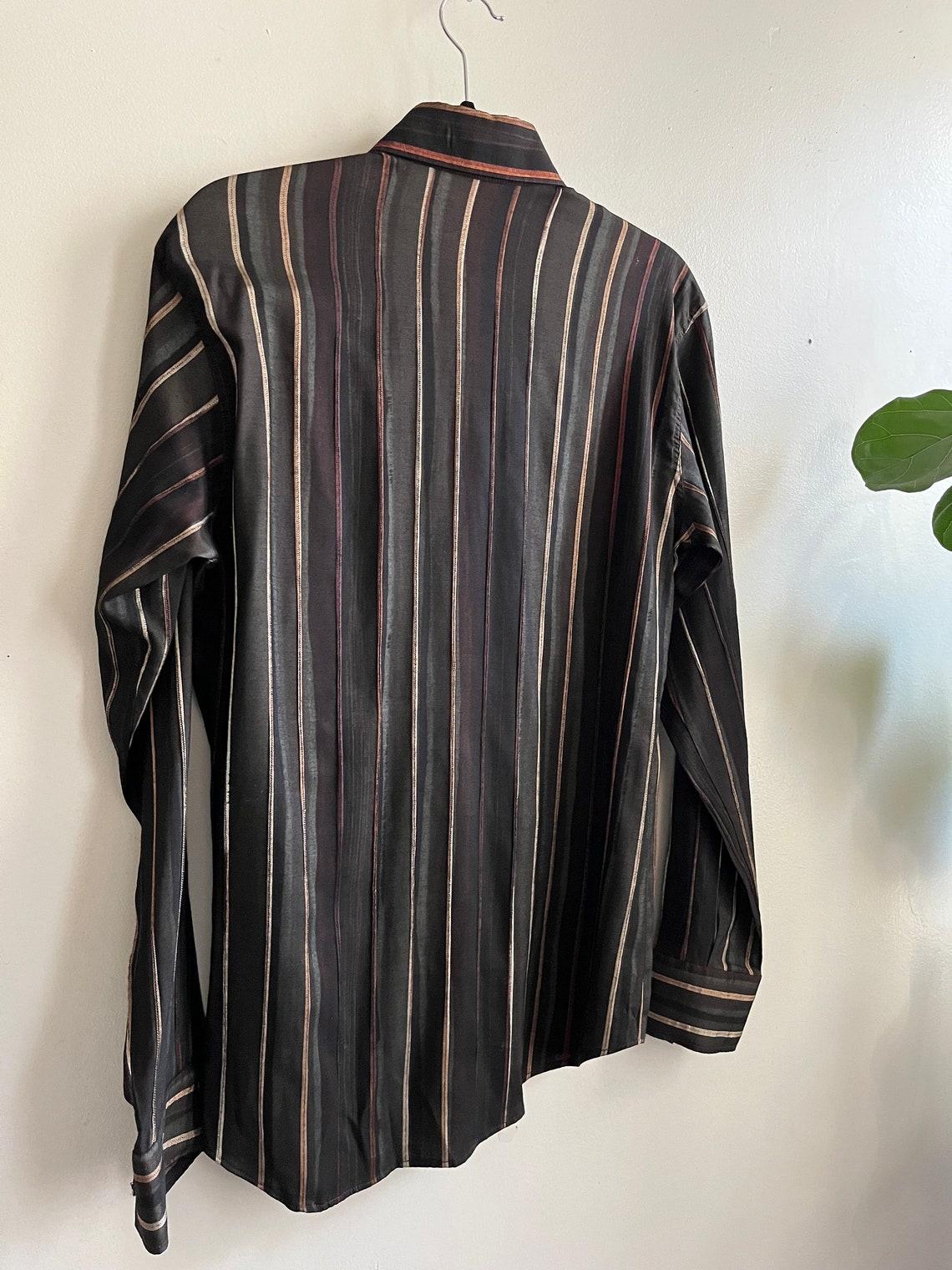 Vintage 1990s Ombre Stripped Button up Small Tipo Made in Italy - Etsy