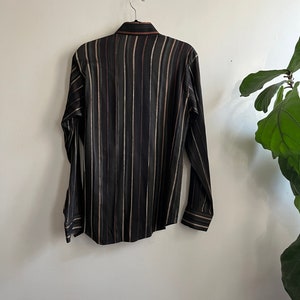 Vintage 1990s Ombre Stripped Button up Small Tipo Made in Italy - Etsy