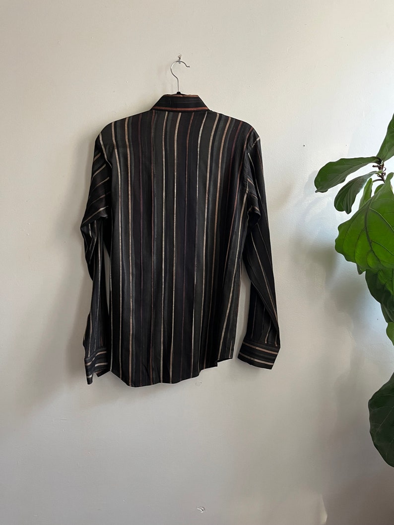 Vintage 1990s Ombre Stripped Button up Small Tipo Made in Italy - Etsy