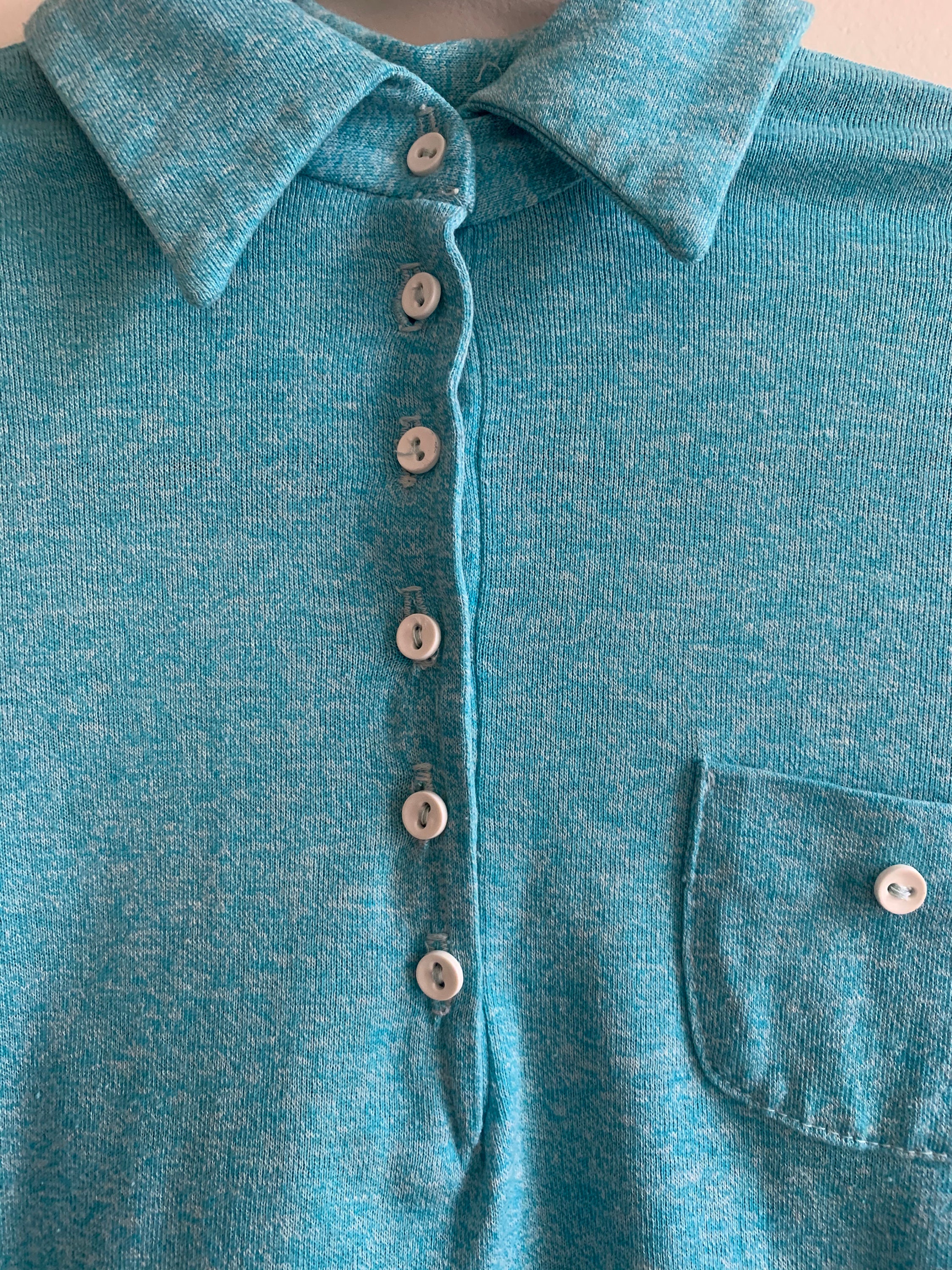 VTG 1970s, Dagger Collar Collar, Tee, Paper Thin, Stretchy, Material - Etsy