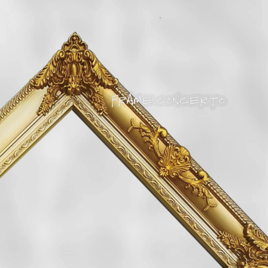 GOLD Custom Floating Frames, Handmade Vintage Frame,stunning Ornate ...