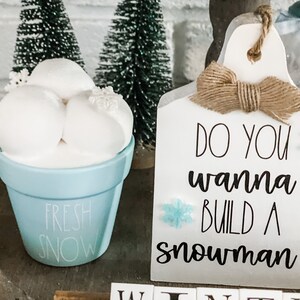 Mini Ceramic Pot, Ceramic Pot , Snow Ceramic Pot, Winter Tiered Tray ...