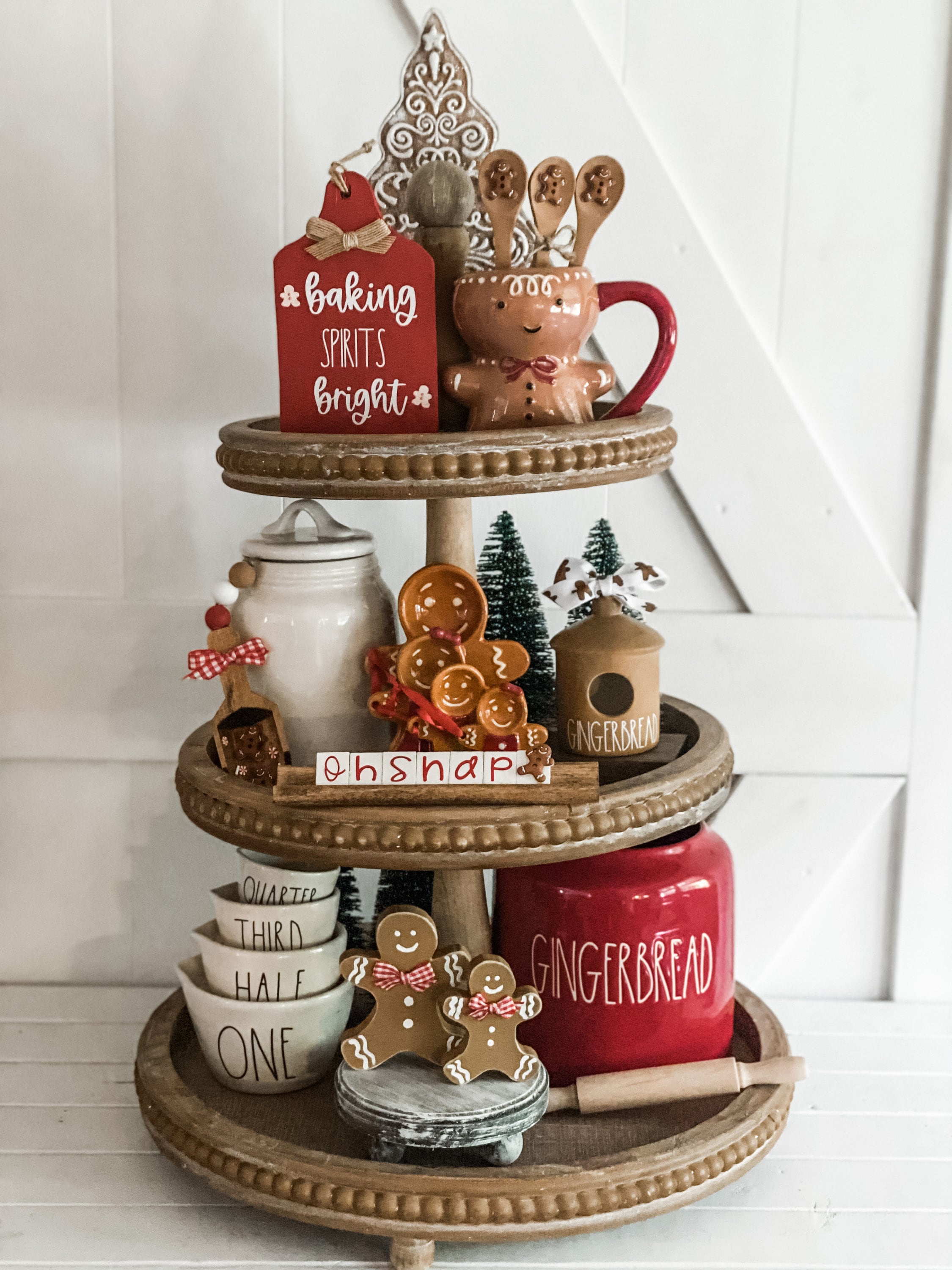 Gingerbread Mini Bundle Farmhouse Gingerbread Decor - Etsy Australia