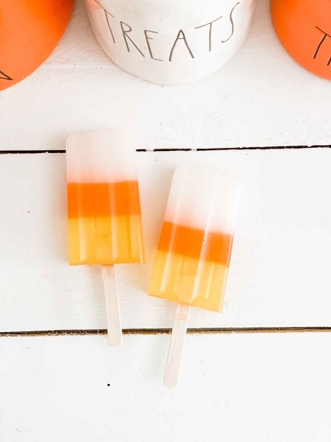 Faux Popsicle|fake Candy Corn Popsicle | Fake Halloween Food| Fake Food ...