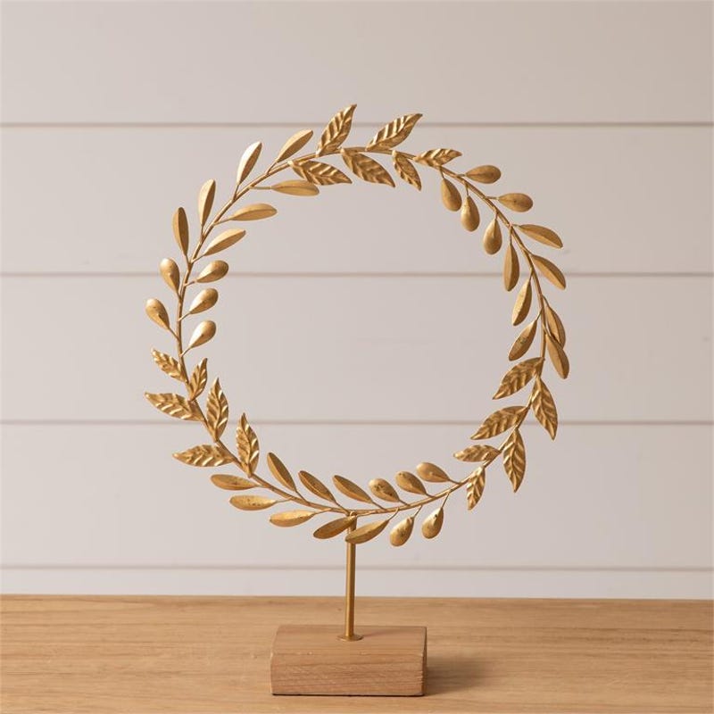 Golden Laurel Wreath - Etsy