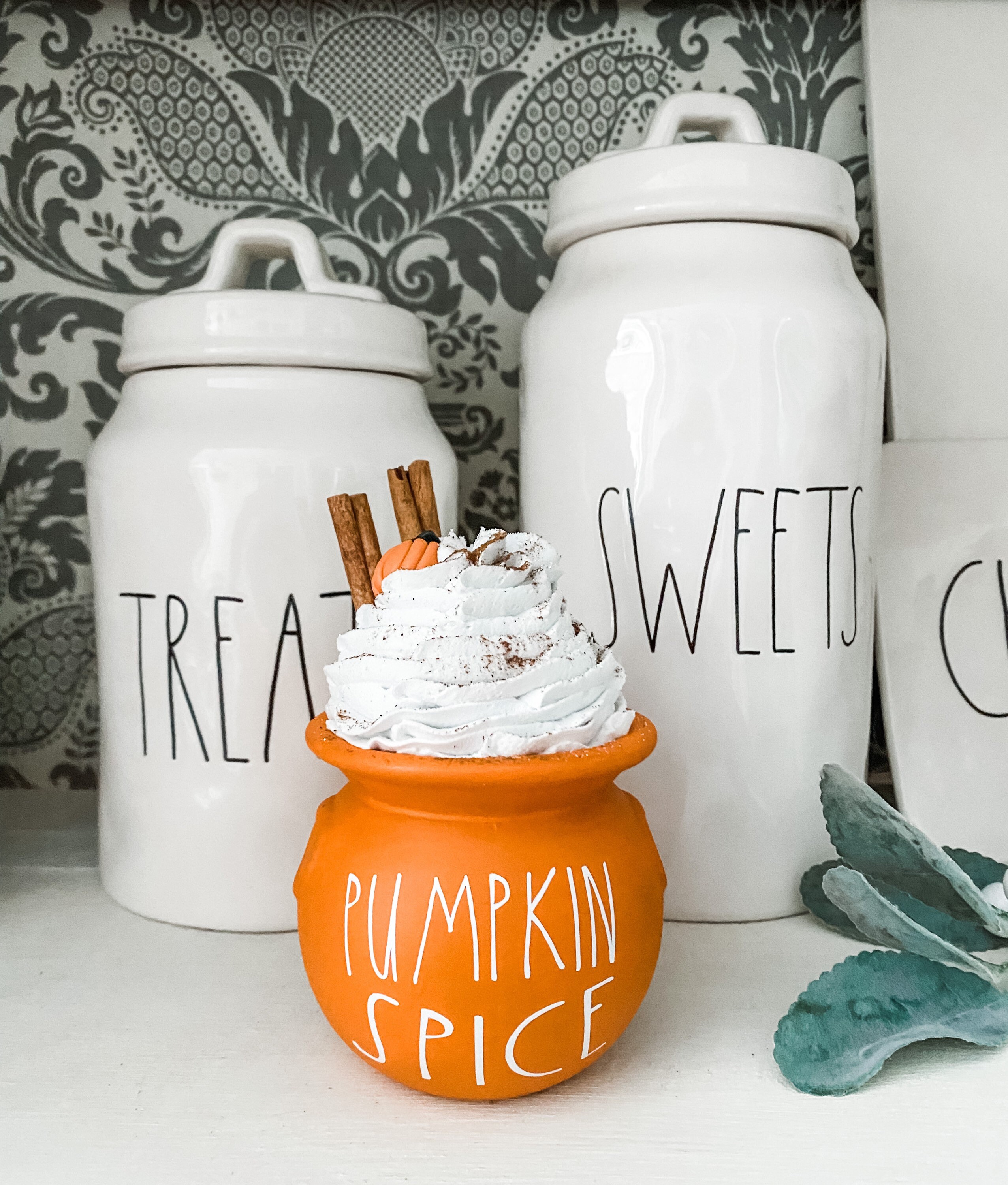 Mini Ceramic Decor Fall Tiered Tray Decor Ceramic Pot - Etsy