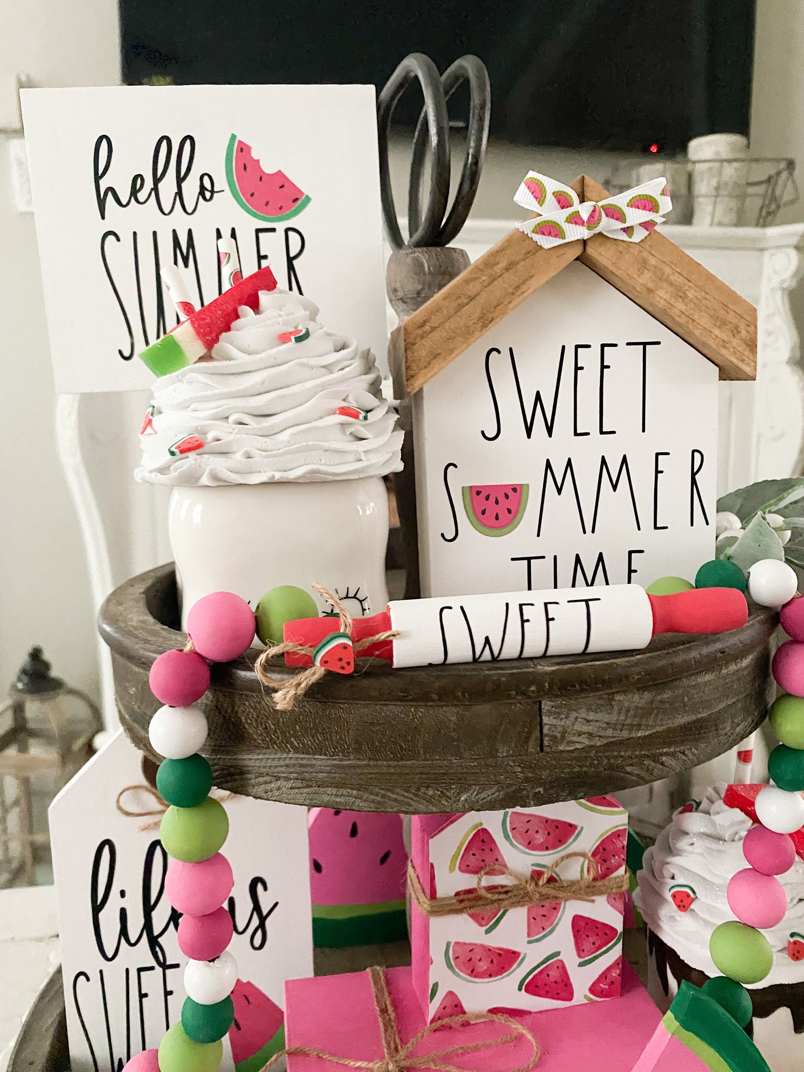 Mini Rolling Pins Watermelon Mini Rolling Pin Farmhouse - Etsy