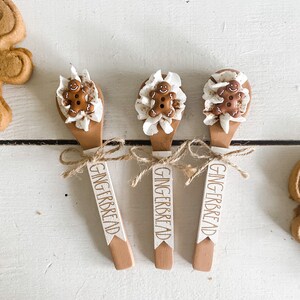 Neutral Gingerbread Decor, Gingerbread Tiered Tray Decor, Gingerbread ...