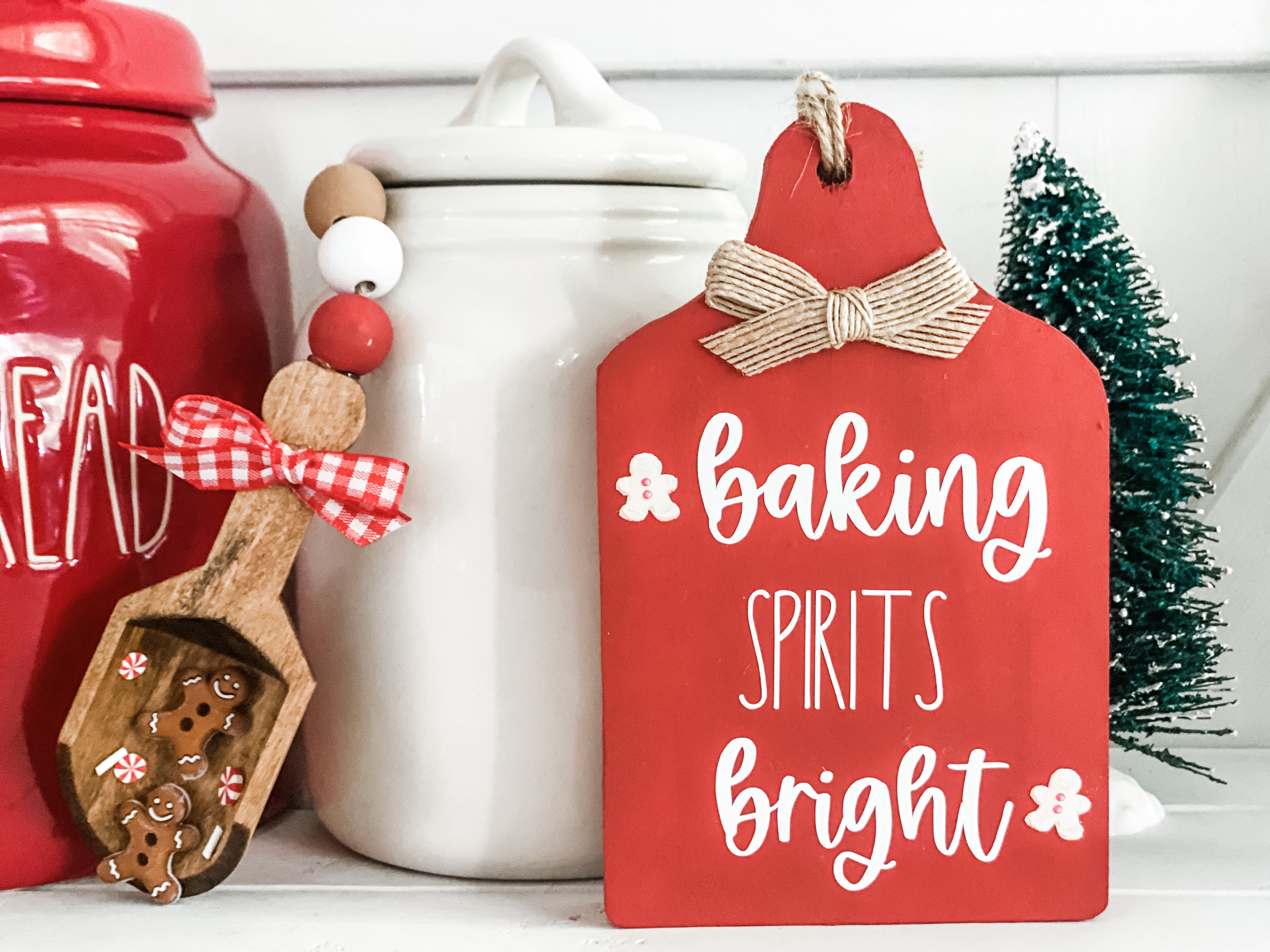 Gingerbread Mini Bundle Farmhouse Gingerbread Decor - Etsy Australia