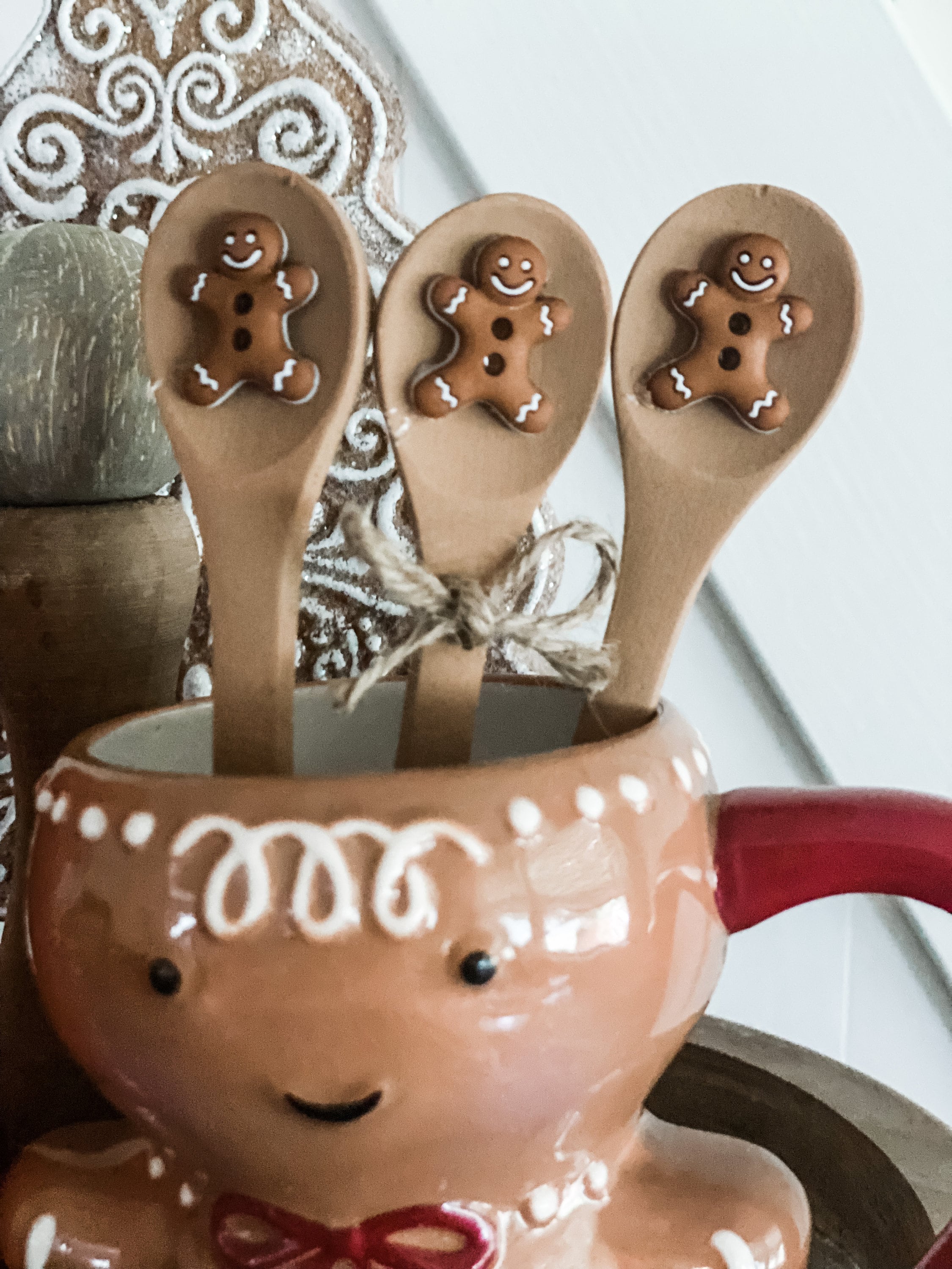 Mini Gingerbread Spoons Christmas Tiered Tray Decor Coffee - Etsy