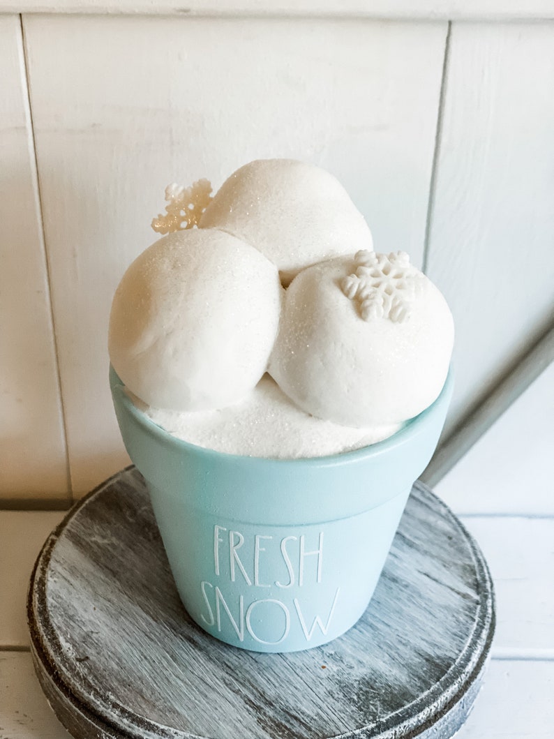 Mini Ceramic Pot Ceramic Pot Snow Ceramic Pot Winter - Etsy