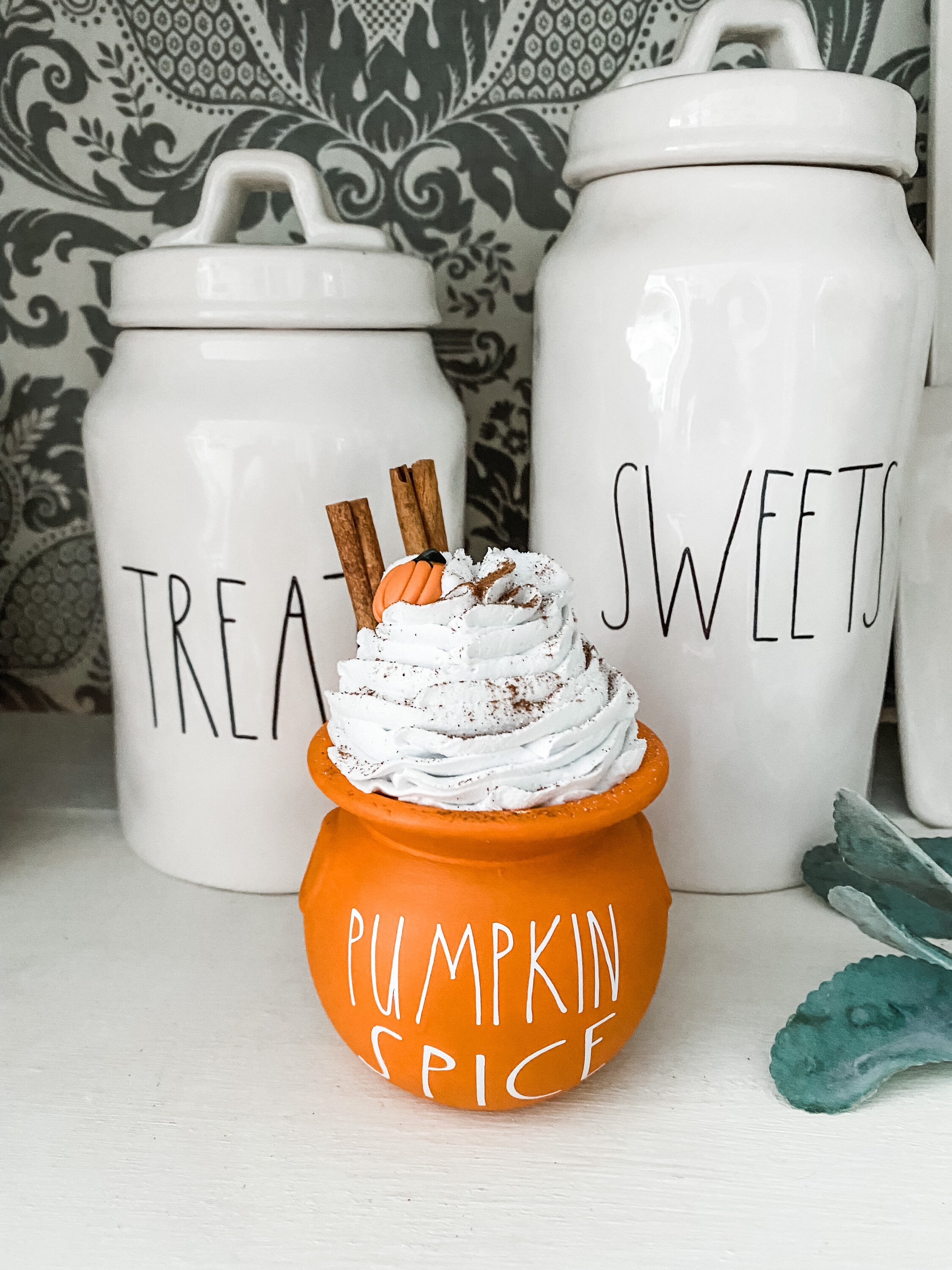 Mini Ceramic Decor Fall Tiered Tray Decor Ceramic Pot - Etsy