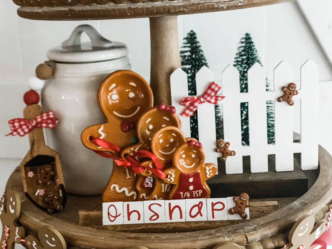 Gingerbread Mini Bundle Farmhouse Gingerbread Decor - Etsy Australia