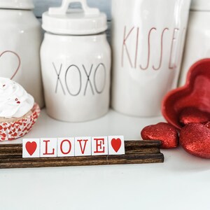 Red Valentine's Day Mini Bundle, Love Letter Decor Bundle, Valentine's ...