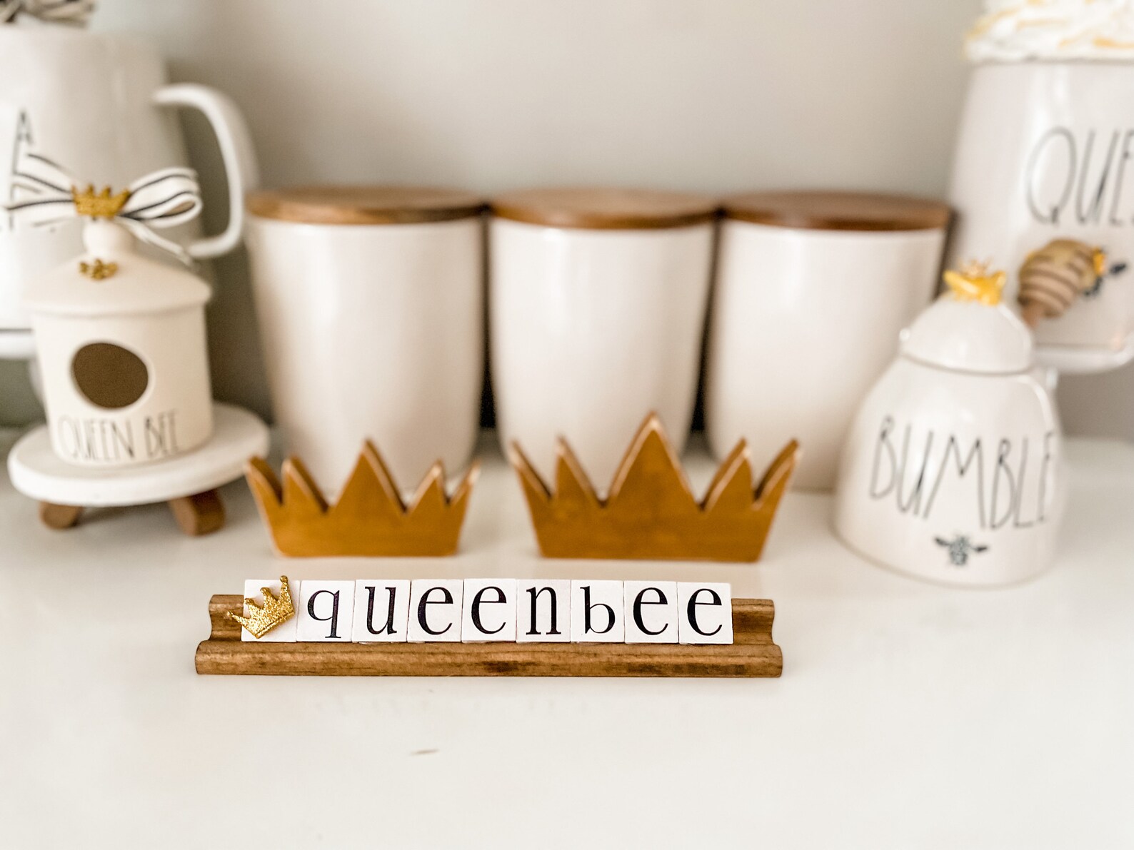 Queen Bee Mini Bundle Spring Decor Bundle Queen Bee Tiered - Etsy