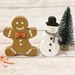 Wooden Gingerbread Man Stands Alone Bundle Optionstiered - Etsy