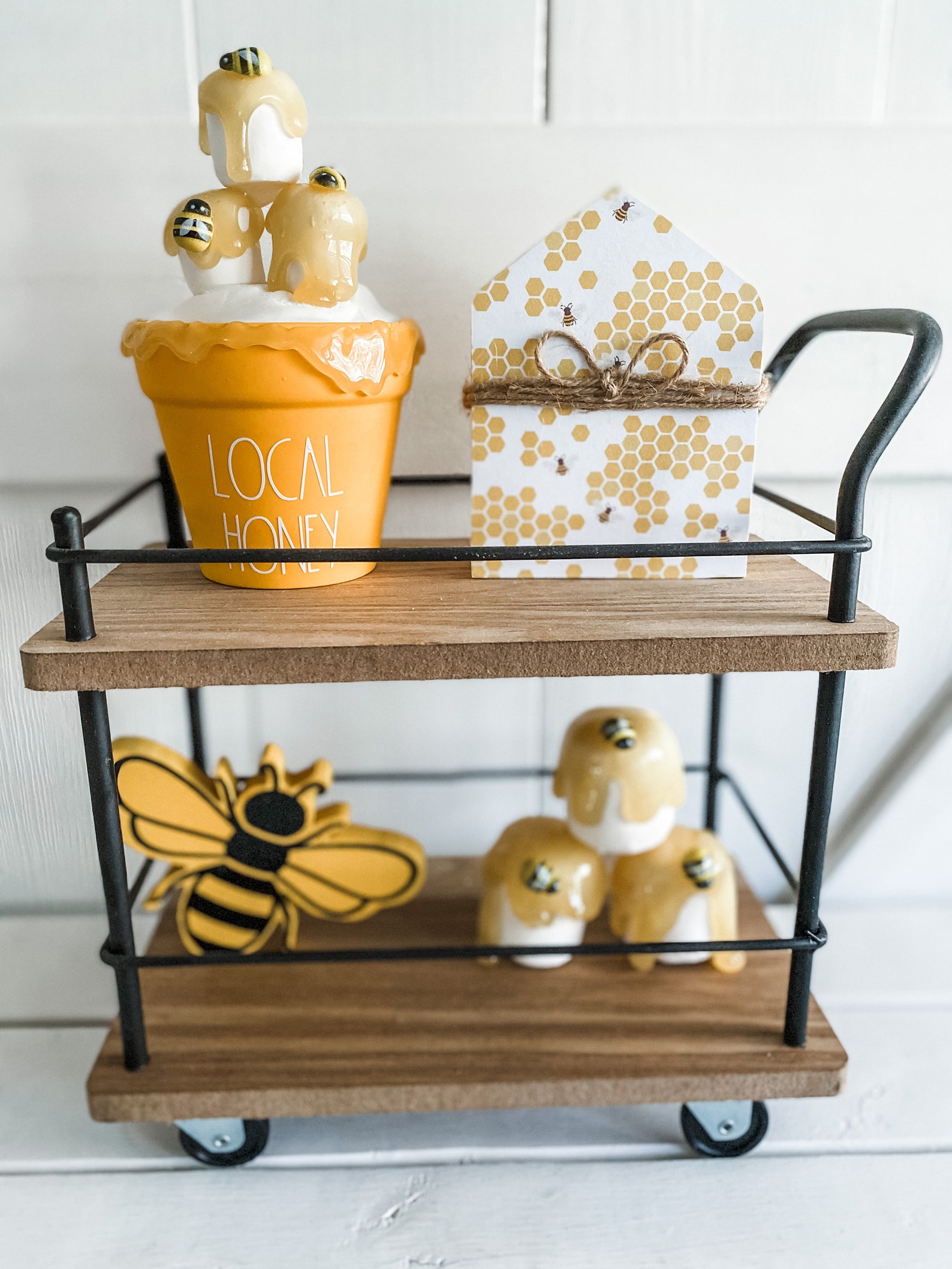 Mini Ceramic Bee Decor Honey Decor Honey Ceramic Potbee - Etsy