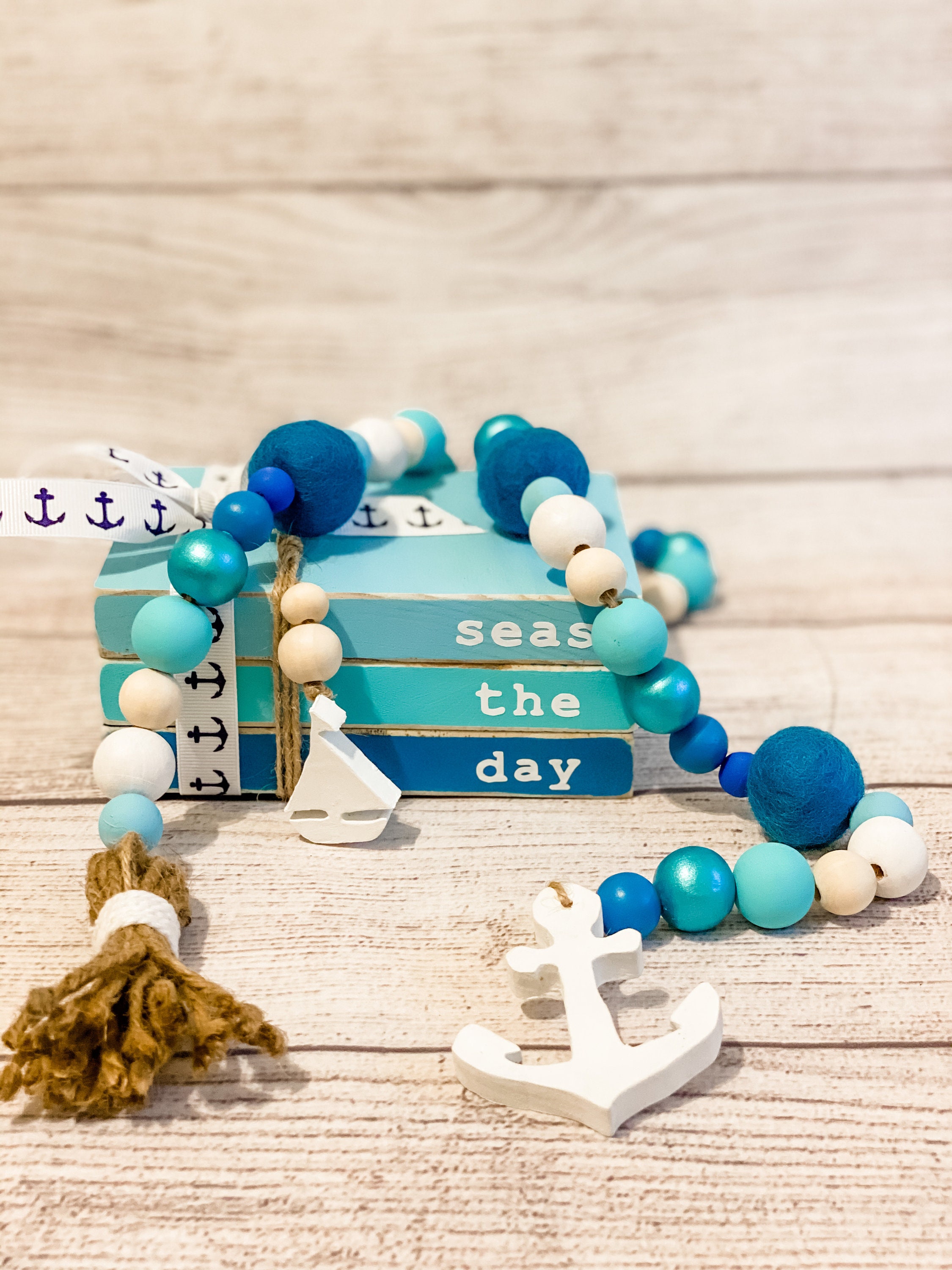 Beach Decor Bundle Set of 4 Nautical Tiered Tray Anchor - Etsy Canada