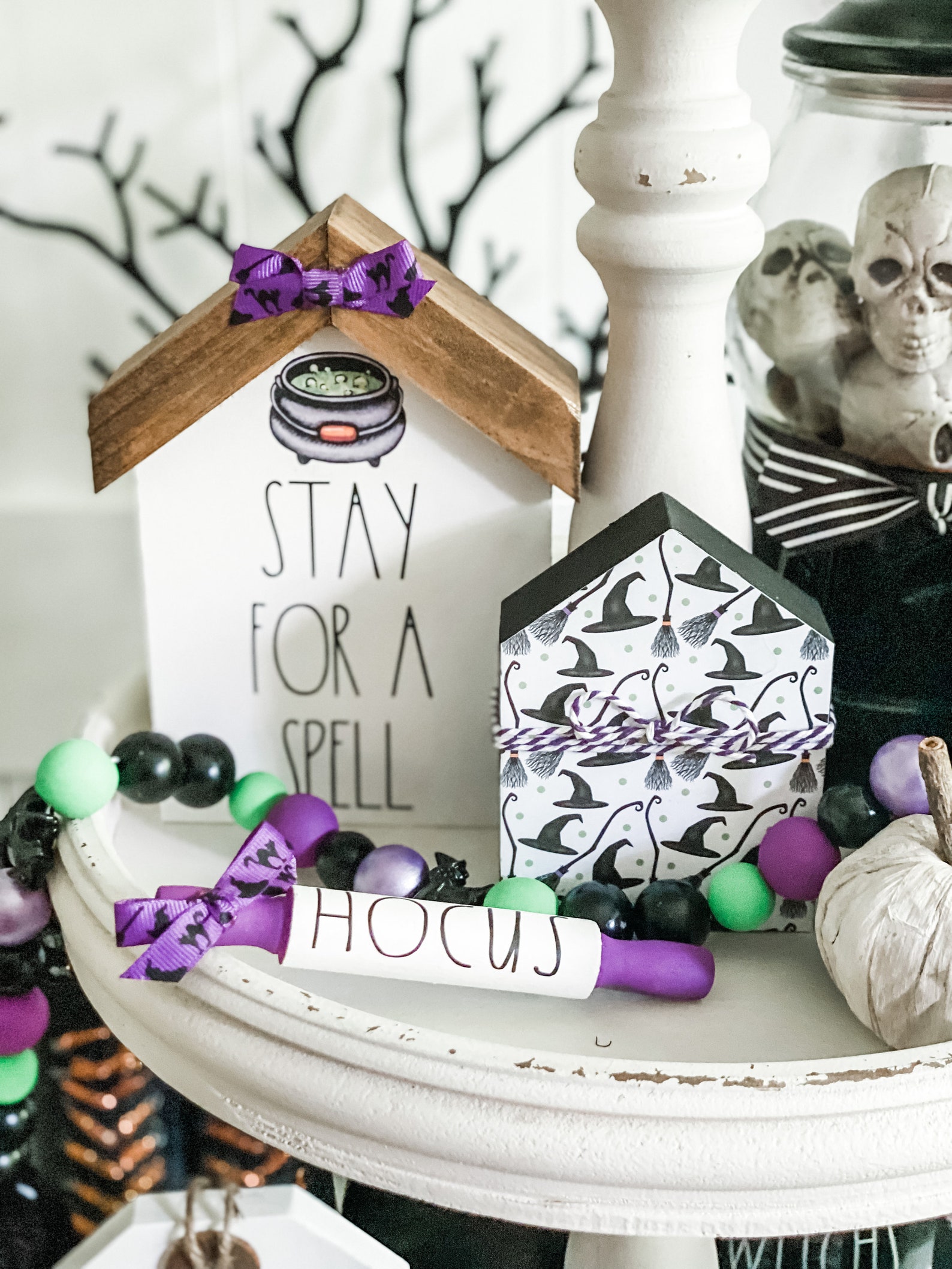 Witch Tiered Tray Decor Bundle Witch Bundle Witch Wood - Etsy