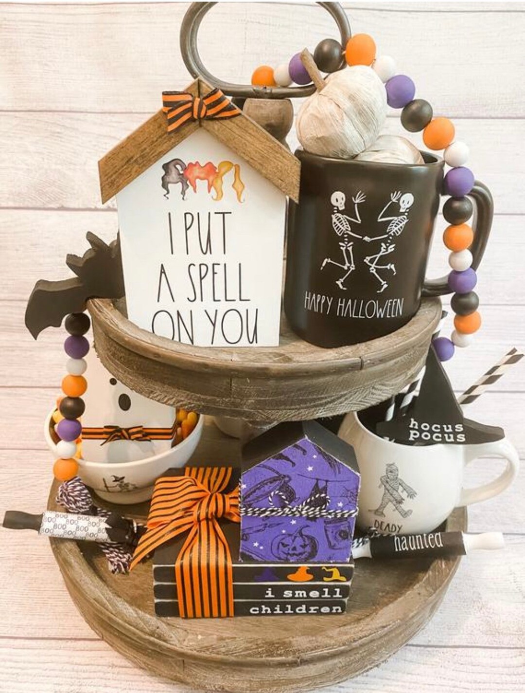 Hocus Pocus Bundle, Set of 4, for Tiered Tray, Hocus Pocus Garland ...