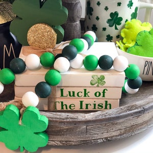 St Patricks Day Decor, Mini Book Bundle St. Patrick's Day Books, Tiered ...