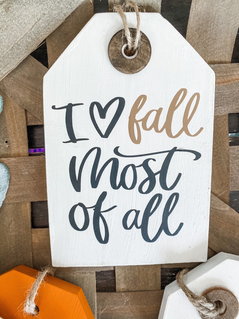 Wooden Tag Fall Tag Fall Tiered Tray Tiered Tray - Etsy