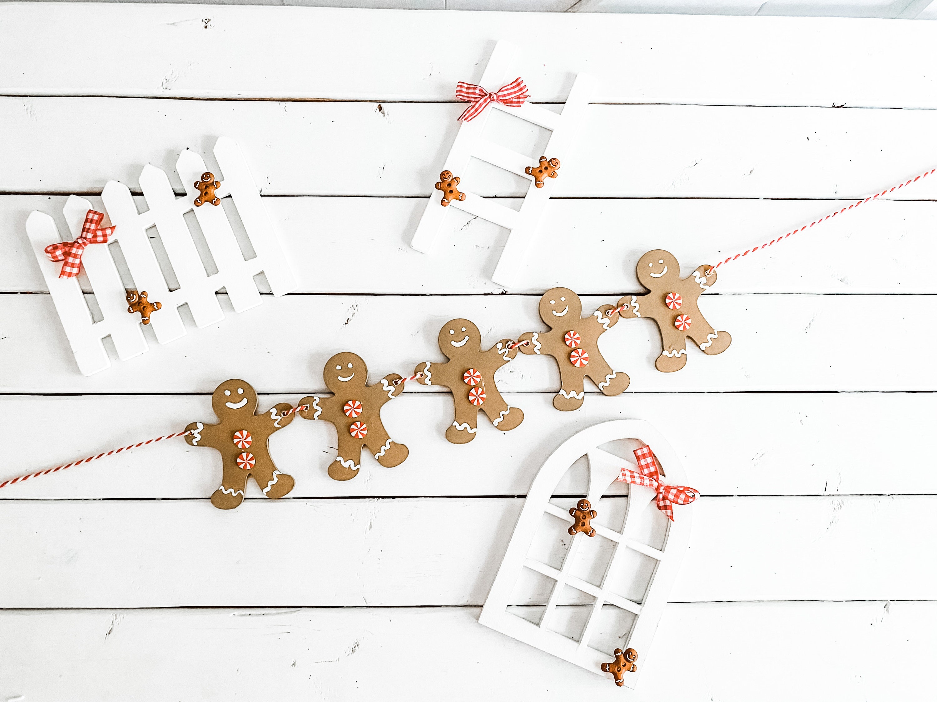 Mini Tiered Tray Fence Gingerbread Mini Fence Gingerbread - Etsy