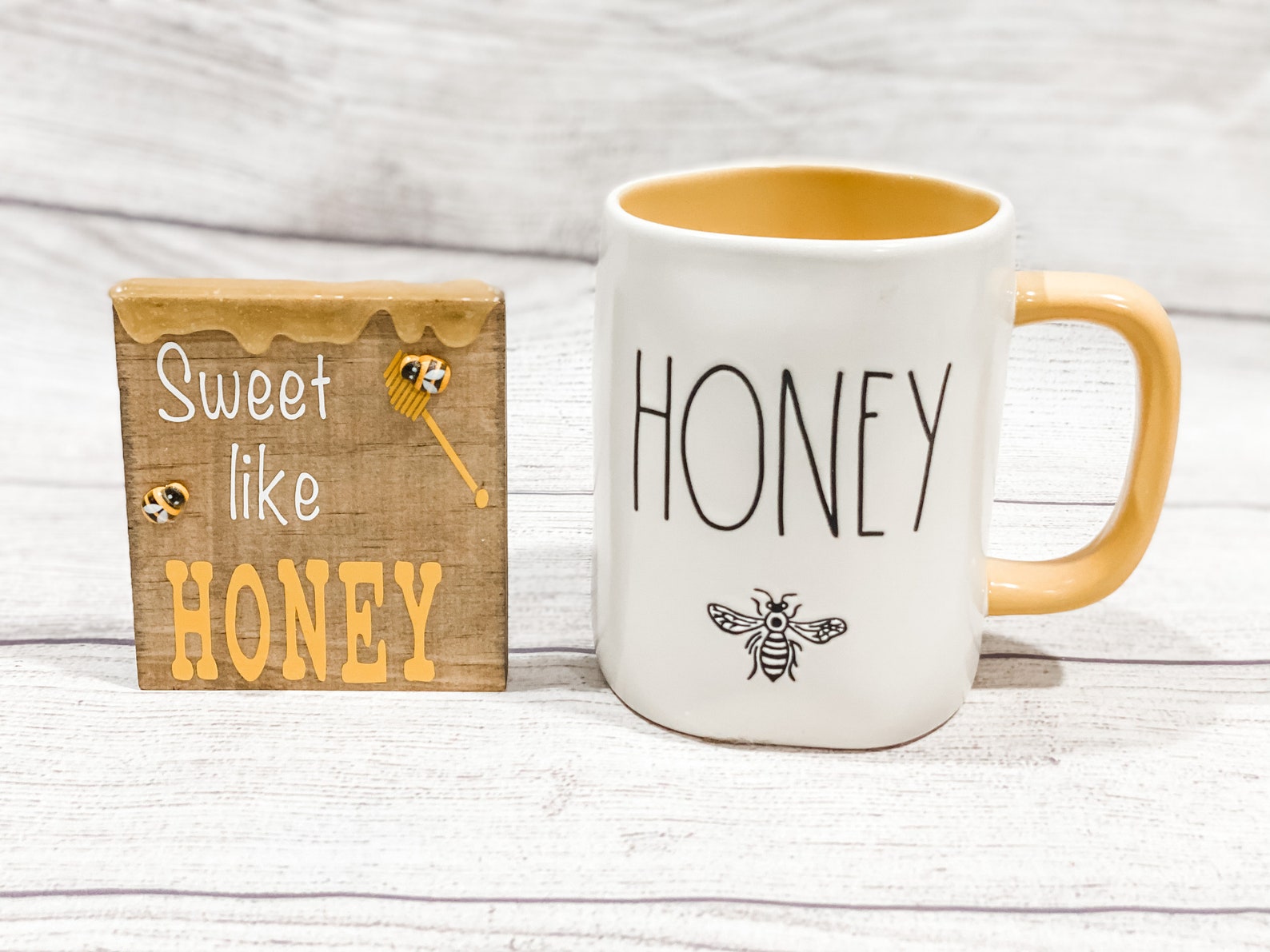 Honey Sign Tiered Tray Signbee Block Sign Sweet Like Honey | Etsy