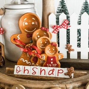 Mini Tiered Tray Fence, Gingerbread Mini Fence, Gingerbread Tiered Tray ...