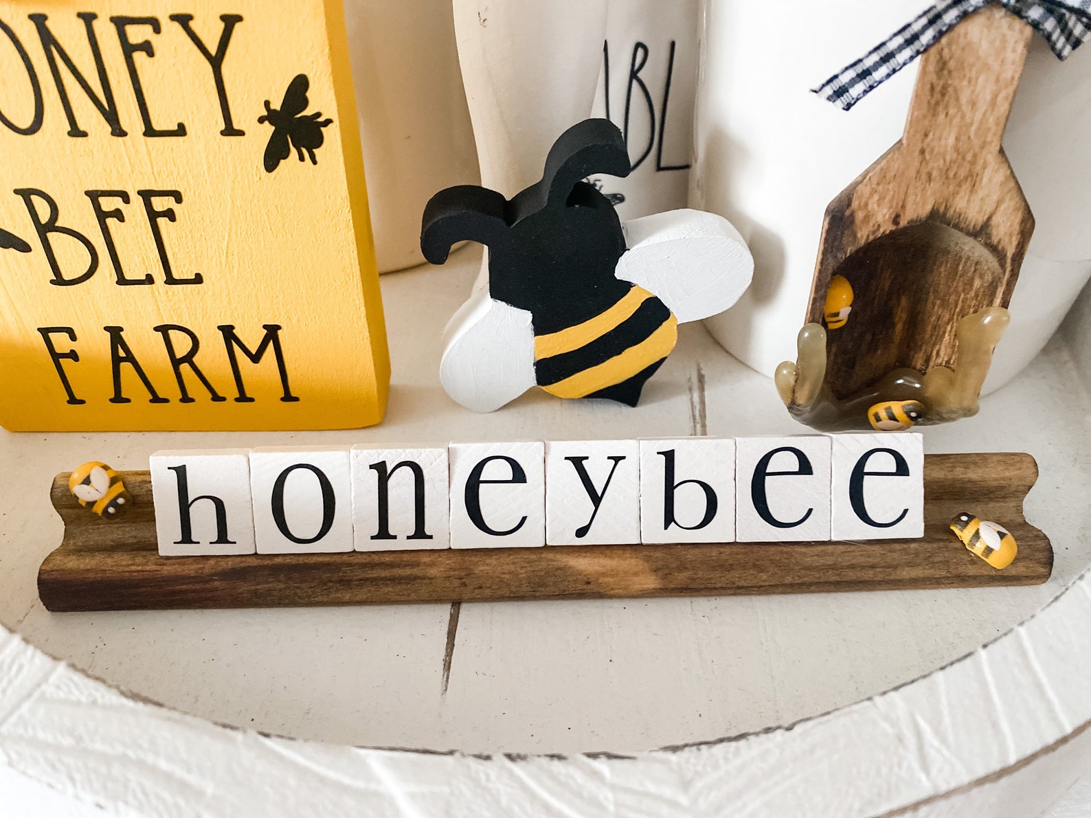 Wooden Bee Cut Outs Wood Bee Stands Alone Hand Cut Bee | Etsy