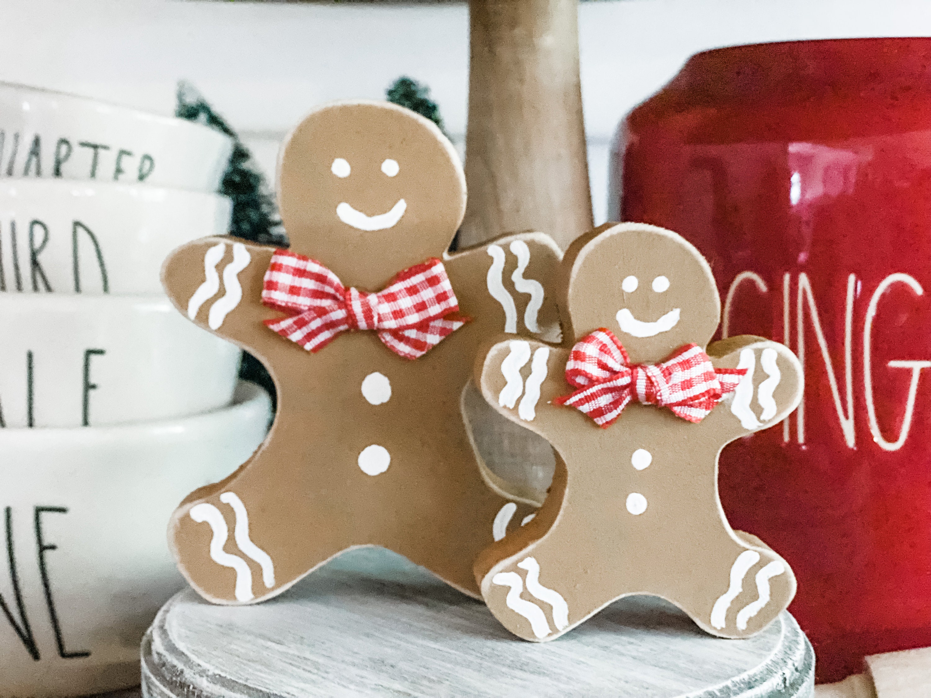 Gingerbread Mini Bundle Farmhouse Gingerbread Decor - Etsy Australia