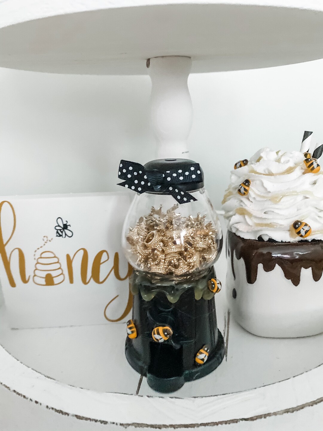 Gumball Machine, Tiered Tray Decor, Easter Decor, Mini Gumball, YOU ...