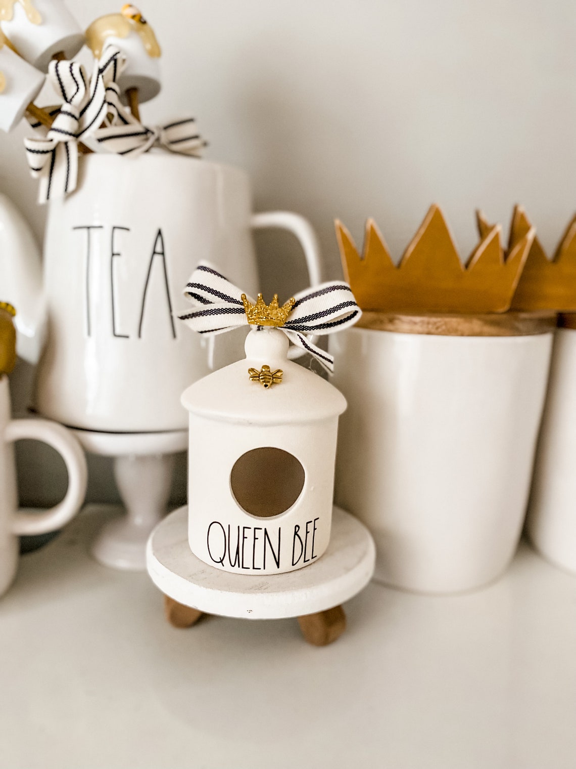 Queen Bee Mini Bundle Spring Decor Bundle Queen Bee Tiered | Etsy