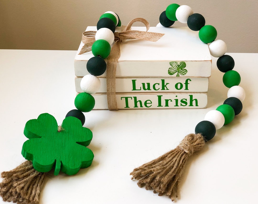 St Patricks Day Decor, Mini Book Bundle St. Patrick's Day Books, Tiered ...