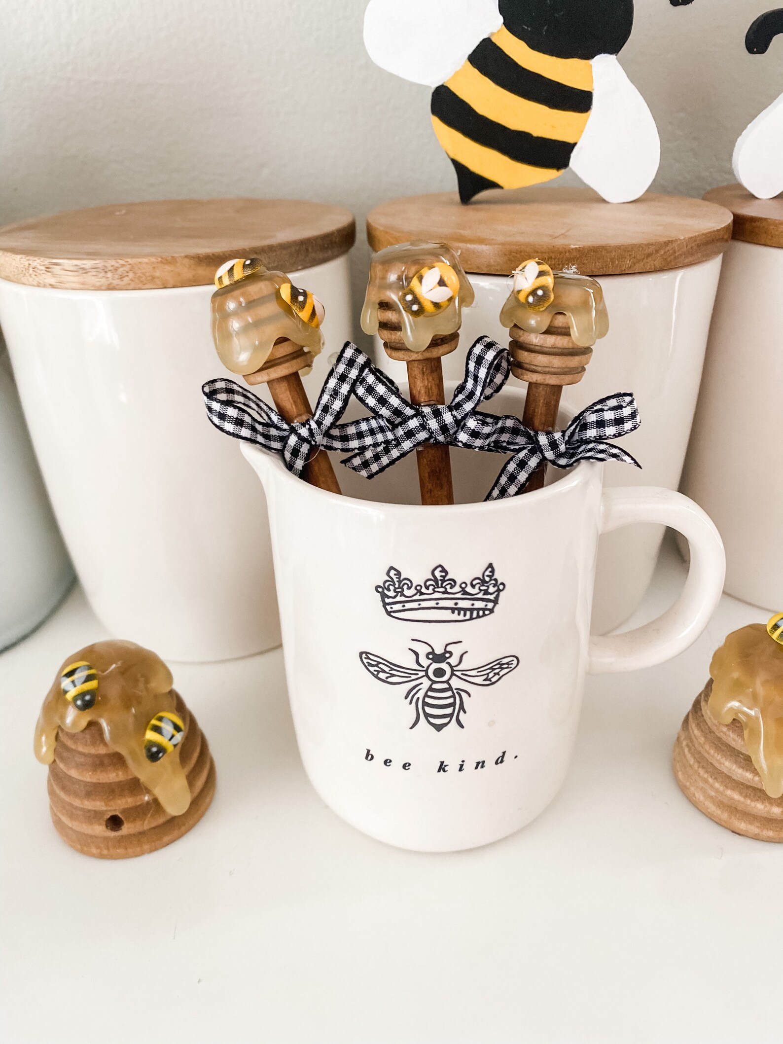 Bee Mini Bundle Spring Decor Bundle Bee Tiered Tray Bee - Etsy