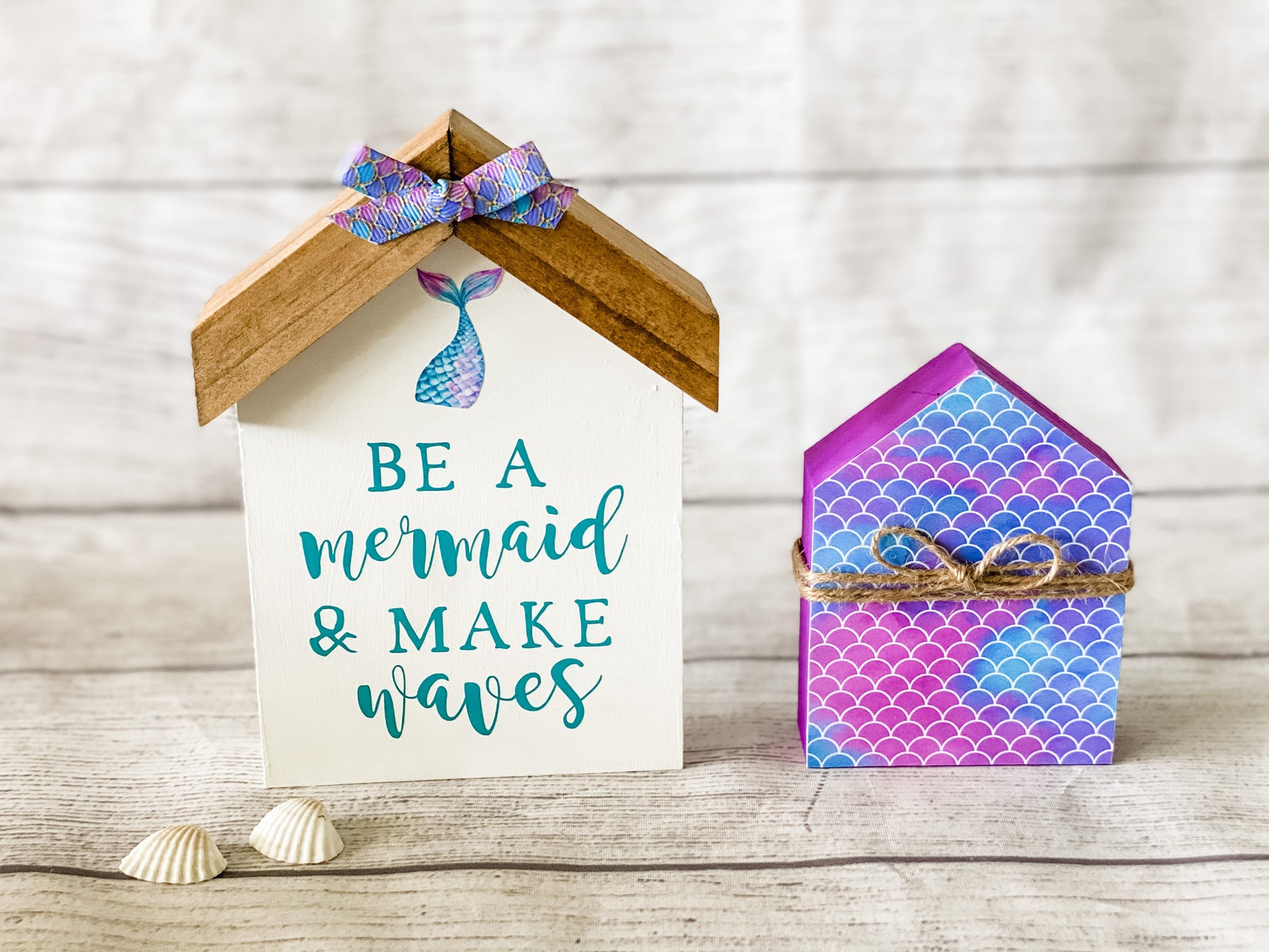 Mermaid Decor Bundle Mermaid Tiered Tray Bundle Mermaid - Etsy