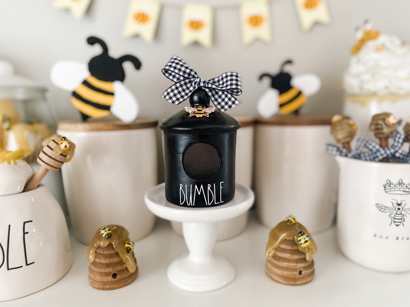Bee Mini Bundle Spring Decor Bundle Bee Tiered Tray Bee - Etsy
